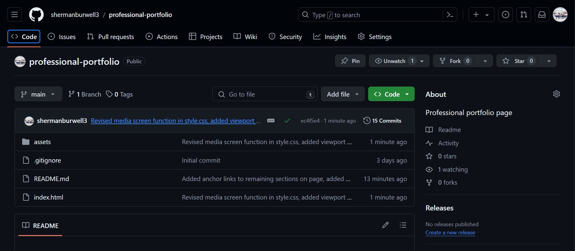 Sherman Burwell - Portfolio